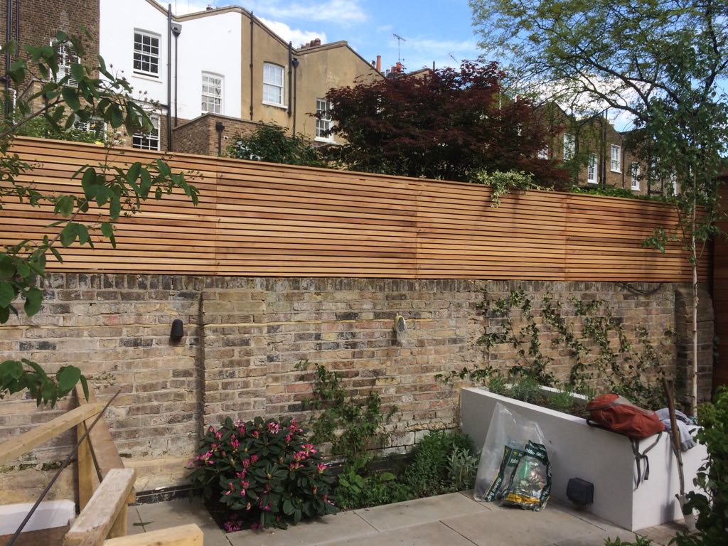 Slatted Screen Fencing | West London Fencing